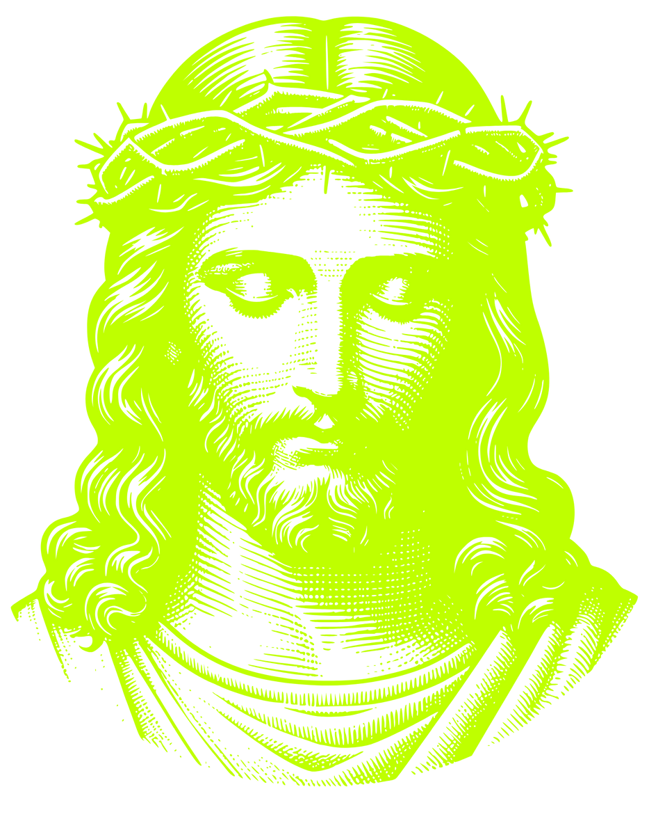 Iconic Jesus Series – Bold Jesus Graphic Tees by Sandra Oles for ...